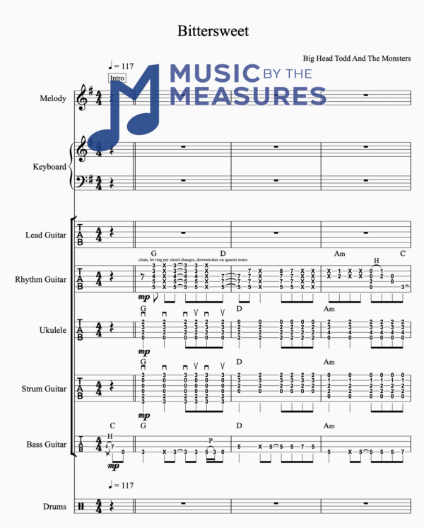 Bittersweet - Music by the Measures